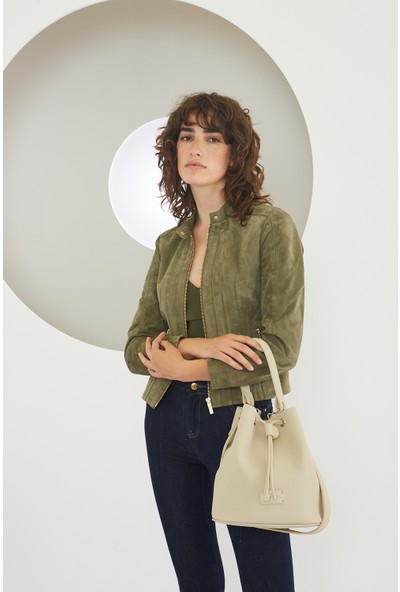 Fossil 05FS21Y214 Bej Omuz Cantası