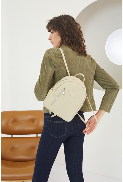 Fossil 05FS21Y211 Bej Sırt Cantası