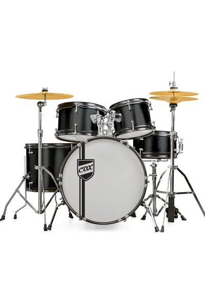 Cox JBJ1049A-BK Junior Bateri Takımı+Tabure+Baget