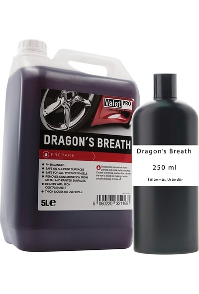 Valet Pro Dragons Breath Demir Tozu Sökücü 250 ml Valet Pro Dragons Breath Demir Tozu Sökücü 250 ml
