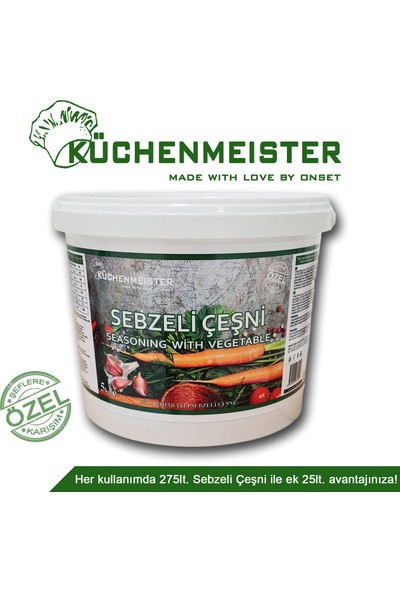 Kuchenmeister Sebzeli Çeşni 5 kg