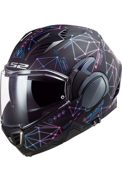 Ls2 Valıant 2 Stellar Mat Siyah-Mavi Kask Ls2 Valıant 2 Stellar Mat Siyah-Mavi Kask