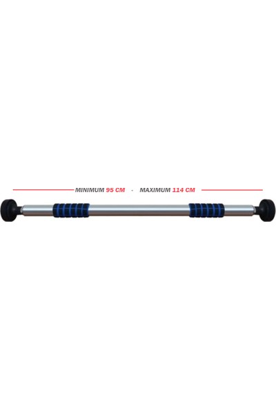 Spor Byfit 95-114 cm Ayarlanabilir Koridor Barfiks Demiri Spor Byfit 95-114 cm Ayarlanabilir Koridor Barfiks Demiri