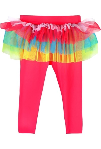 Gökçecik Tekstil Neon Pembe Tütü Tayt Kız Çocuk Gökçecik Tekstil Neon Pembe Tütü Tayt Kız Çocuk
