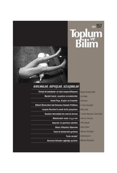 Toplum ve Bilim - Sayı 157 Toplum ve Bilim - Sayı 157