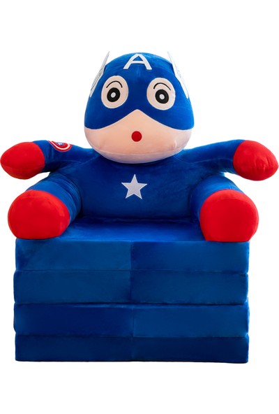 Qualife Katlanabilir Kaptan Amerika Karikatürlü Çocuk Kanepesi (Yurt Dışından) Qualife Katlanabilir Kaptan Amerika Karikatürlü Çocuk Kanepesi (Yurt Dışından)