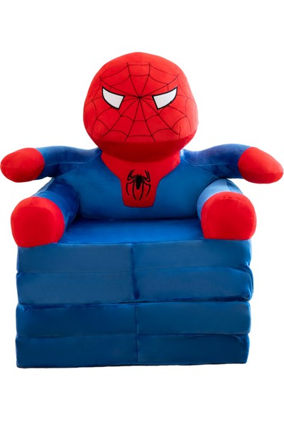 Qualife Katlanabilir Spiderman Karikatürlü Çocuk Kanepesi - Mavi (Yurt Dışından) Qualife Katlanabilir Spiderman Karikatürlü Çocuk Kanepesi - Mavi (Yurt Dışından)