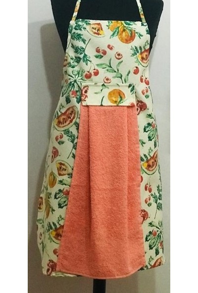 Sıla Fashion Yetişkin Havlulu Mutfak Önlüğü