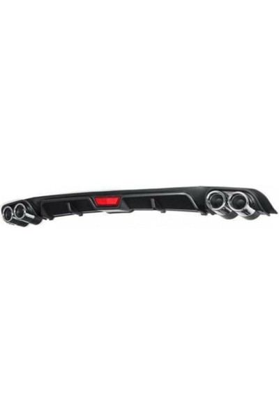 Mm Oto Clio 4 Hatcback 4 Egzozlu Stop Lambalı Siyah Difüzör Mm Oto Clio 4 Hatcback 4 Egzozlu Stop Lambalı Siyah Difüzör
