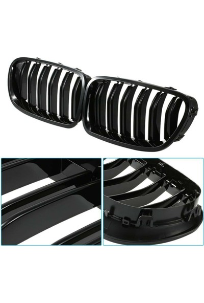 Mm Oto Bmw F10 5 Serisi (2010-2017) Ön Panjur Set Piona Black Mm Oto Bmw F10 5 Serisi (2010-2017) Ön Panjur Set Piona Black