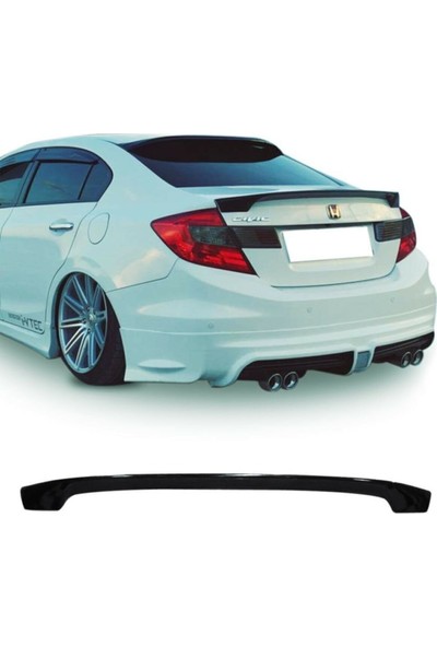 Mm Oto Civic Fb7 2012 - 2015 Amerikan Spoiler Piona Black Spoyler Mm Oto Civic Fb7 2012 - 2015 Amerikan Spoiler Piona Black Spoyler