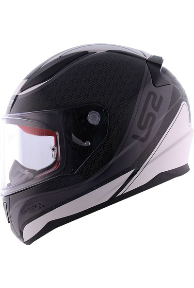 Ls2 Rapıd Deeper Mat Beyaz-Siyah Kask Ls2 Rapıd Deeper Mat Beyaz-Siyah Kask