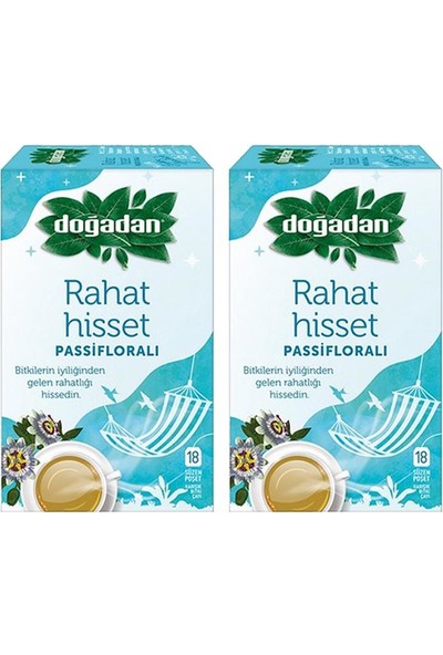 Doğadan Rahat Hisset Passifloralı 18'li x 2 Adet Doğadan Rahat Hisset Passifloralı 18'li x 2 Adet