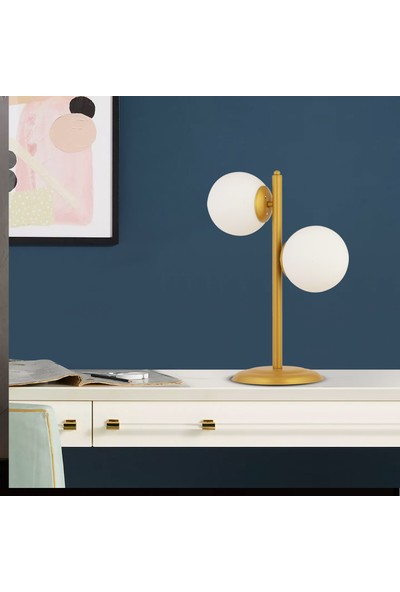 Apliqa Siena 2li Beyaz Abajur