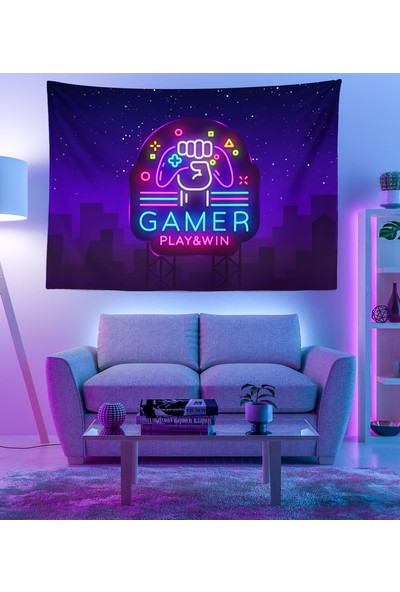 Varbatum Gamer Oyuncu Joystick Duvar Örtüsü Varbatum Gamer Oyuncu Joystick Duvar Örtüsü