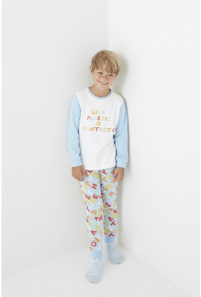 Penti Çok Renkli Erkek Çocuk Fantastic 2li Termal Pijama Takımı