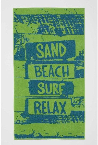 DeFacto Desenli Plaj Havlusu U1319AZ21SM