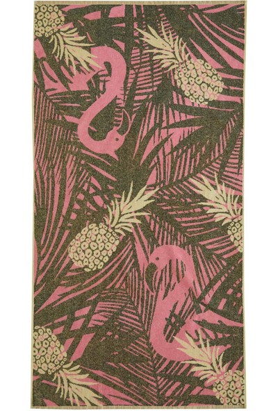 DeFacto Yazı Desenli Plaj Havlusu U1334AZ21SM