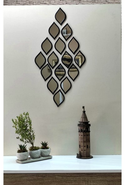 ALMITAL 16 Adet Su Damlası Dekoratif Ayna Seti ALMITAL 16 Adet Su Damlası Dekoratif Ayna Seti