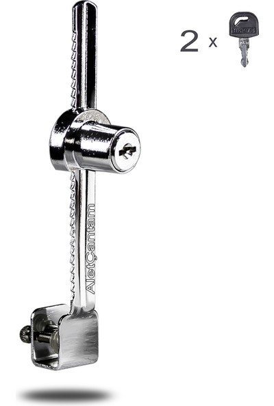 328 Dolap Kilidi Sürgülü Cam Kapak Kilidi