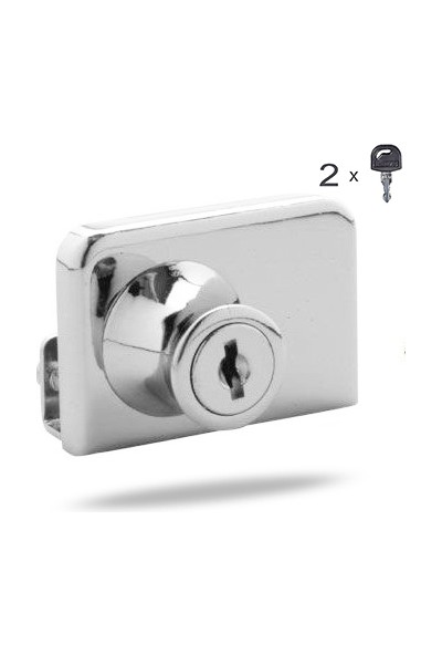 409 Dolap Kilidi Cam Kapak Kiliti ( Çift Kapak )