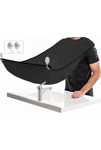 Uniquem Pratik Sakal Kesme Örtüsü - Siyah