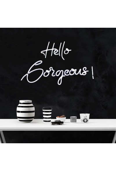 Vinyuup Neon Işıklı Hello Gorgeous Yazılı LED Işık 55X35CM Vinyuup Neon Işıklı Hello Gorgeous Yazılı LED Işık 55X35CM
