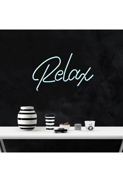 Vinyuup Neon Işıklı Relax Yazılı LED Işık 40X30CM Vinyuup Neon Işıklı Relax Yazılı LED Işık 40X30CM