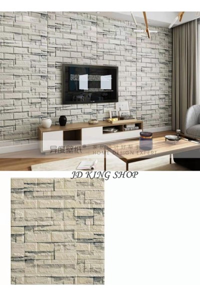 Renkli Duvarlar Gri Taş Kendinden Yapışkanlı Esnek Silinebilir 3D Duvar Kağıdı Paneli Nw 112 Renkli Duvarlar Gri Taş Kendinden Yapışkanlı Esnek Silinebilir 3D Duvar Kağıdı Paneli Nw 112