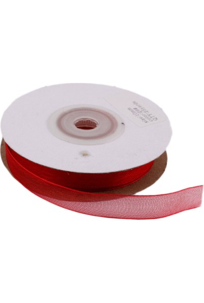 Eminönü Toptancı Organze Kurdele 10 mm - 22 Metre Kırmızı Eminönü Toptancı Organze Kurdele 10 mm - 22 Metre Kırmızı