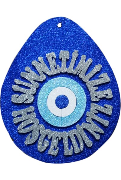 Eminönü Toptancı Strafor Kapı Süsü Sünnetime Hoşgeldiniz Damla Modeli