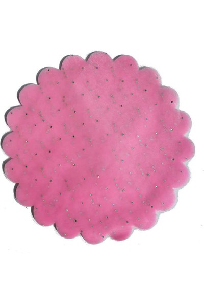 Eminönü Toptancı Taşlı Organze Hazır Kesilmiş Tül 18 cm - 100 Adet Pembe Eminönü Toptancı Taşlı Organze Hazır Kesilmiş Tül 18 cm - 100 Adet Pembe