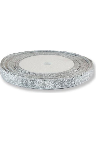 Eminönü Toptancı Simli Kurdele 1 cm - 228 Metre Gümüş