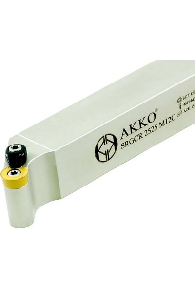 Akko Srgcr 2525 M12 25X25 mm S Tip Torna Kateri Dış Çap Sağ Akko Srgcr 2525 M12 25X25 mm S Tip Torna Kateri Dış Çap Sağ