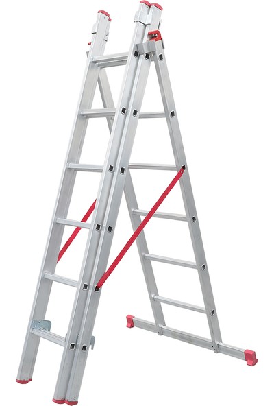 Beykon 3X2M Toplam 7 Metre A Tipi Sürgülü Merdiven Beykon 3X2M Toplam 7 Metre A Tipi Sürgülü Merdiven