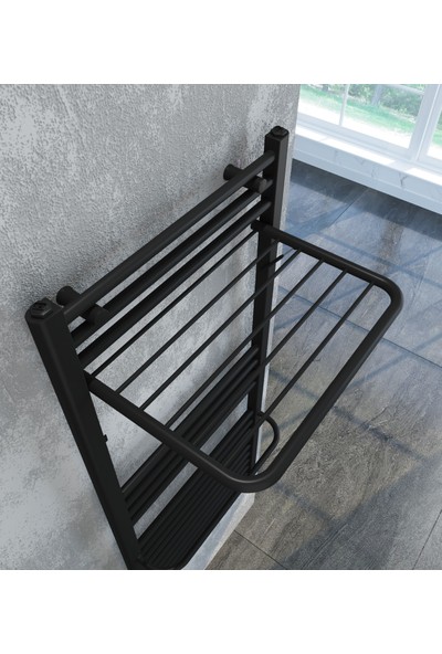 Roknes Igines Movens Serisi 50*110 Havlupan Antrasit Siyah