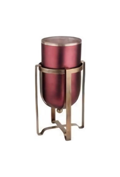 Zücev 42CM Pirinç Mat Mürdüm Eskitme Dekoratif Obje BURGUNDY220 Zücev 42CM Pirinç Mat Mürdüm Eskitme Dekoratif Obje BURGUNDY220