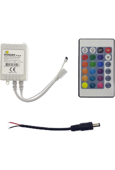 Özentek CT-9146 Rgb Kumanda Modül Rgb LED Için Renk ve Mod Kontrolcüsü Özentek CT-9146 Rgb Kumanda Modül Rgb LED Için Renk ve Mod Kontrolcüsü
