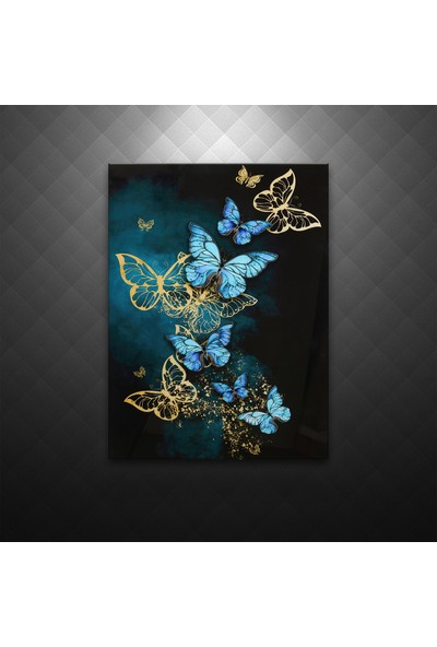 Piri Sanat Kelebeklerin Etkileyici Uçuşu Modernize -Kanvas Tablo Piri Sanat Kelebeklerin Etkileyici Uçuşu Modernize -Kanvas Tablo