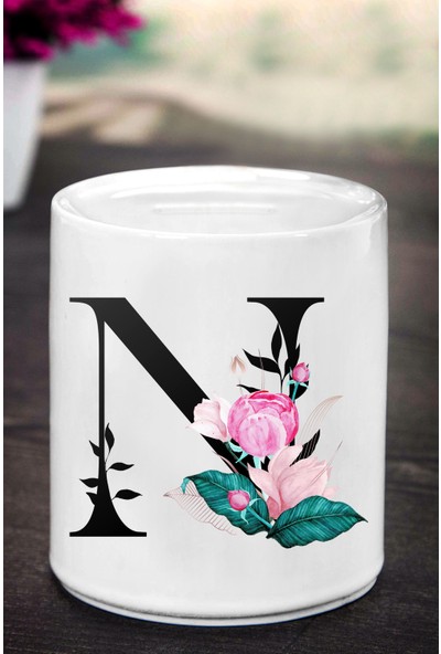 Yeditepe Hayat Fotoğrafçılık N Harfli Kumbara Seramik