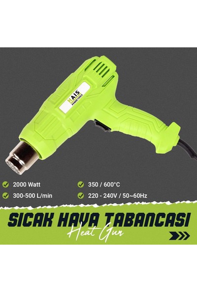 HAIS Hg8 Sıcak Hava Tabancası