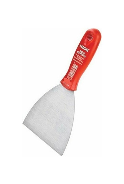 Sgs Ispatula 8 cm Kırmızı Plastik Saplı Sgs Ispatula 8 cm Kırmızı Plastik Saplı