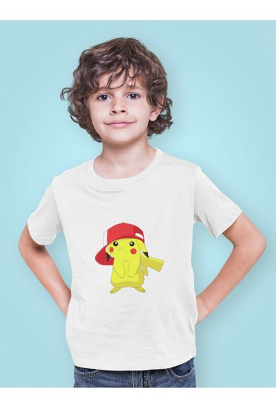 Kio Tasarım Pokemon Pikachu Pikaçu Pikacu Baskılı Çocuk Tişört Beyaz Unisex Pamuklu Sevgililer-Doğum-Günü Hediye Kio Tasarım Pokemon Pikachu Pikaçu Pikacu Baskılı Çocuk Tişört Beyaz Unisex Pamuklu Sevgililer-Doğum-Günü Hediye