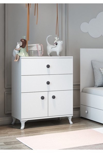 Afilli Armin Şifonyer Gri Tamamı Mdflam Afilli Armin Şifonyer Gri Tamamı Mdflam