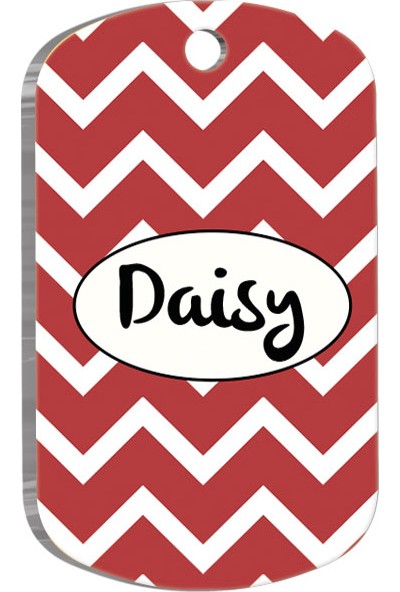 Altın Pati Kırmızı Beyaz Askeri Kedi Köpek Künyesi