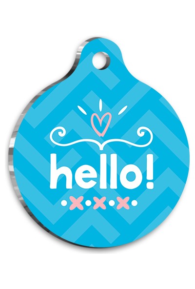 Altın Pati Köpek Kedi Künyesi Medium 3 cm