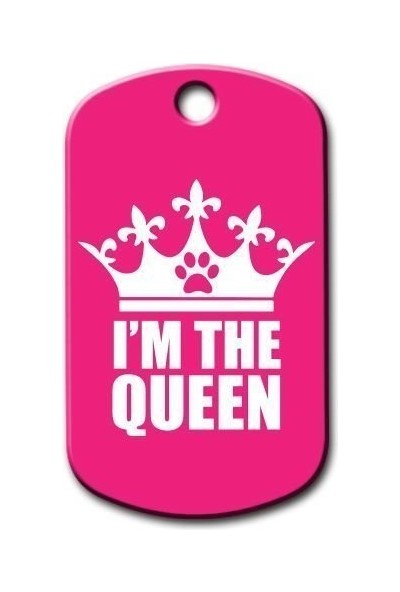 Altın Pati I'm The Queen Kedi Köpek Künyesi