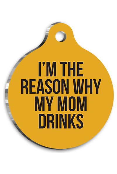 Altın Pati Annemin Içme Sebebiyim Kedi Köpek Künyesi Altın Pati Annemin Içme Sebebiyim Kedi Köpek Künyesi