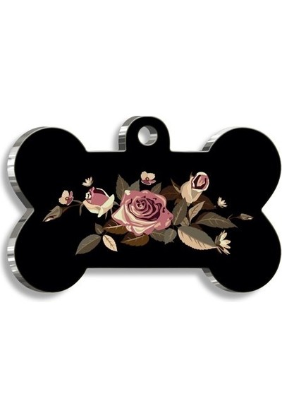 Altın Pati Köpek Kedi Künyesi Small 2,1 x 3,1 cm Altın Pati Köpek Kedi Künyesi Small 2,1 x 3,1 cm