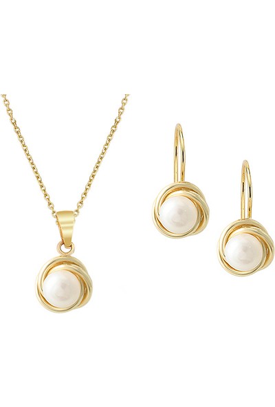 Altın Sepeti Altınsepeti Altın Inci Ikili Takım